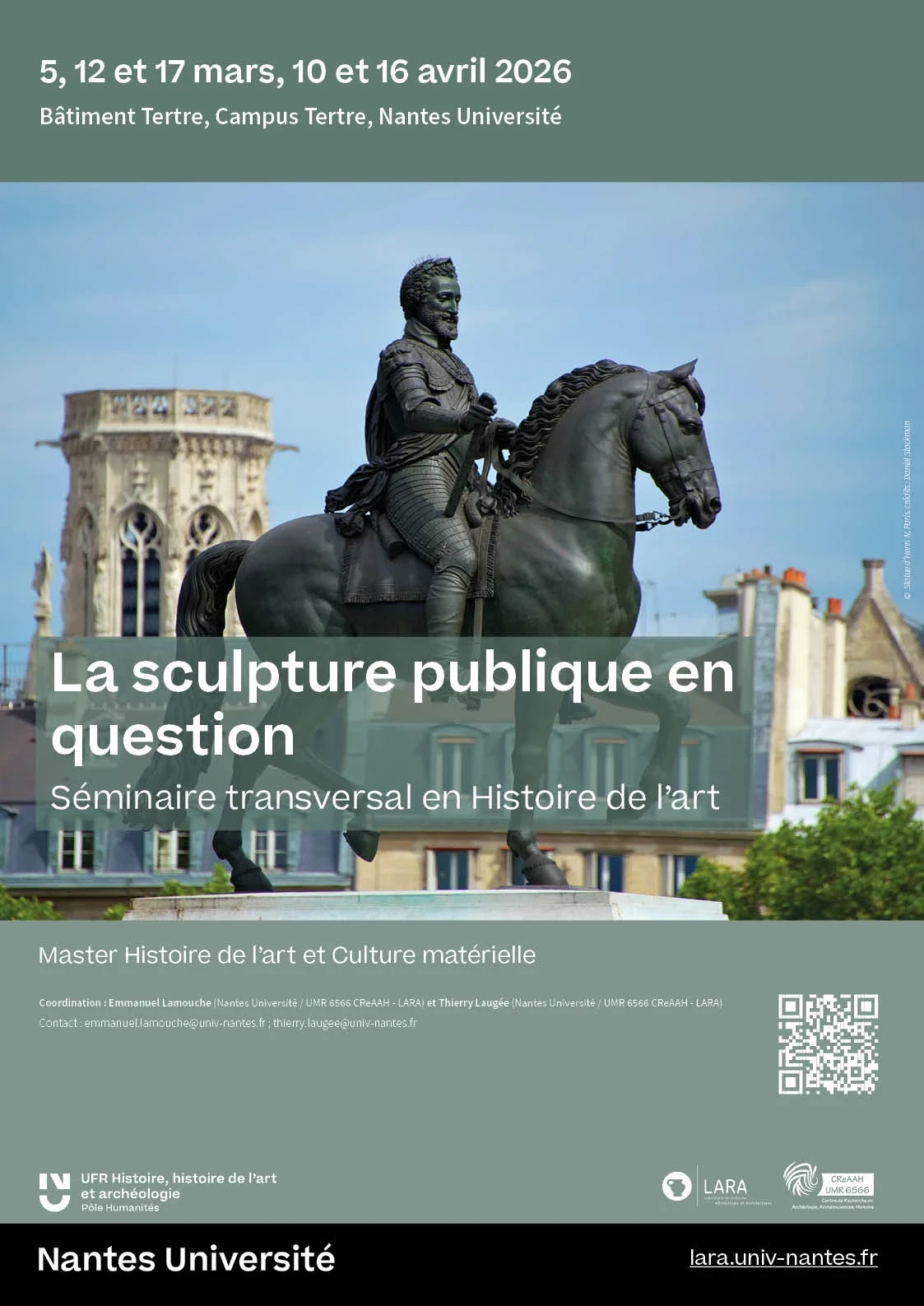 SÉMINAIRE / La sculpture publique en question - LARA